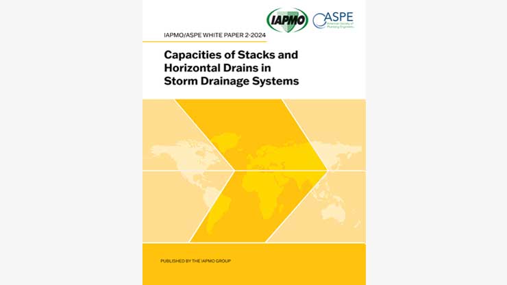 IAPMO and ASPE Co-publish Capacities of Stacks and Horizontal Drains in ...