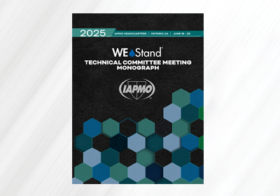 IAPMO 2025 WE•Stand Technical Committee Meeting Monograph Now Available ...
